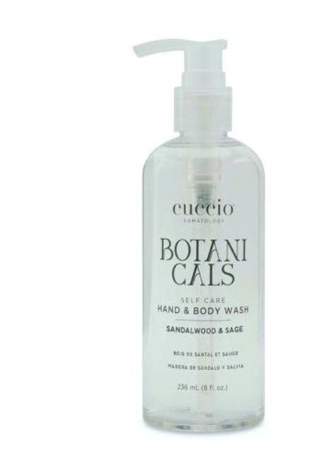 BOTANICALS HYDRATING HAND & BODY WASH SANDALWOOD + SAGE 8oz. – Cuccio ...