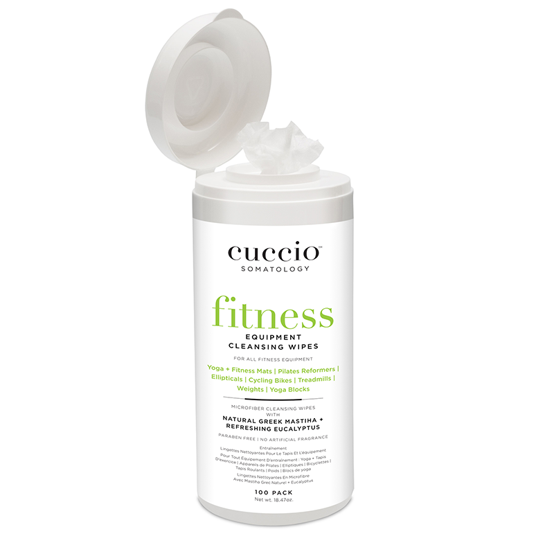 Fitness Equipment Cleansing Wipes - 100 Pack Canister – Cuccio Somatology